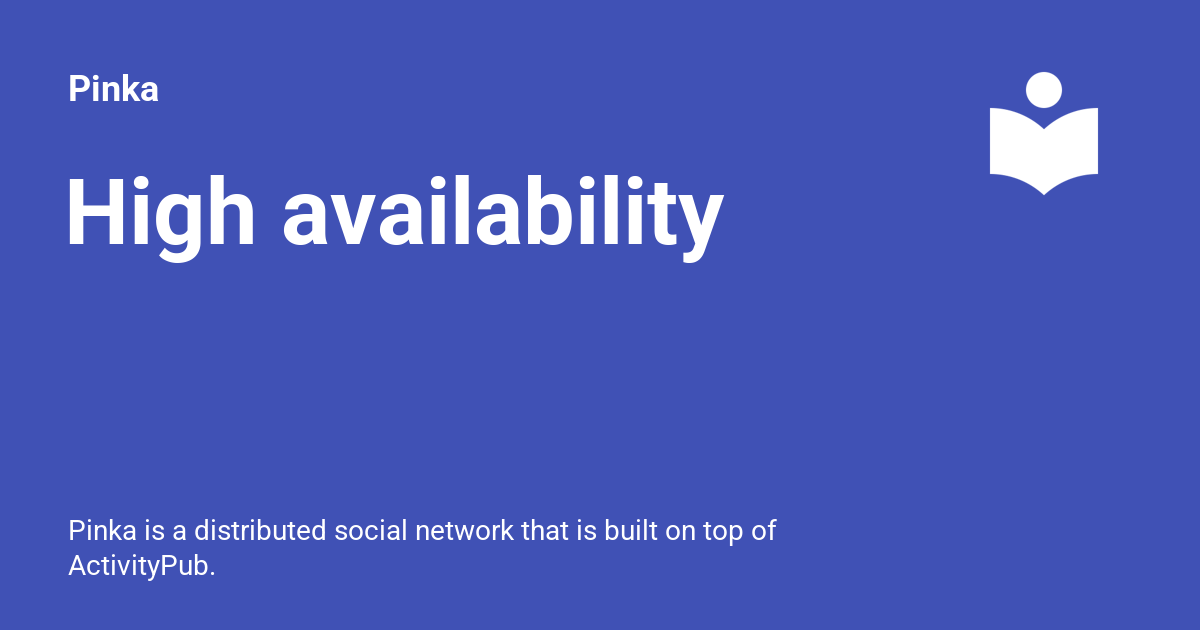 High availability - Pinka